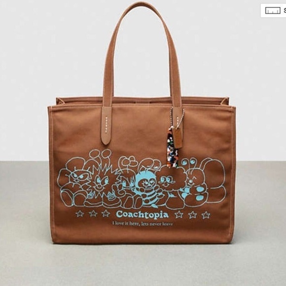 Coach | Bags | Coach Tote In 0 Recycled Canvas Coachtopia Creatures ...